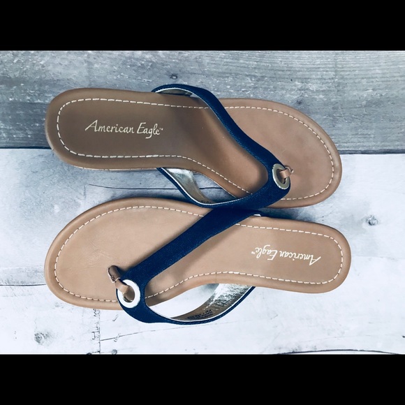American Eagle By Payless | Shoes | Strappy Denim Clogs | Poshmark